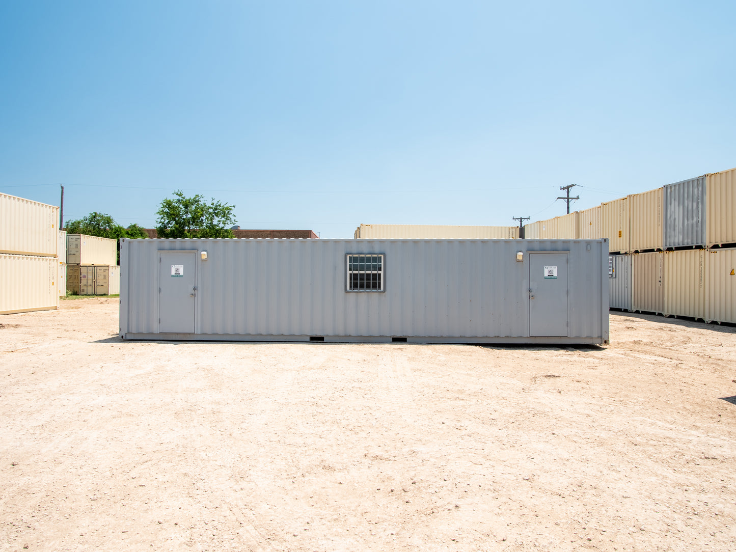 Ground Level Office Container – Lone Star Storage