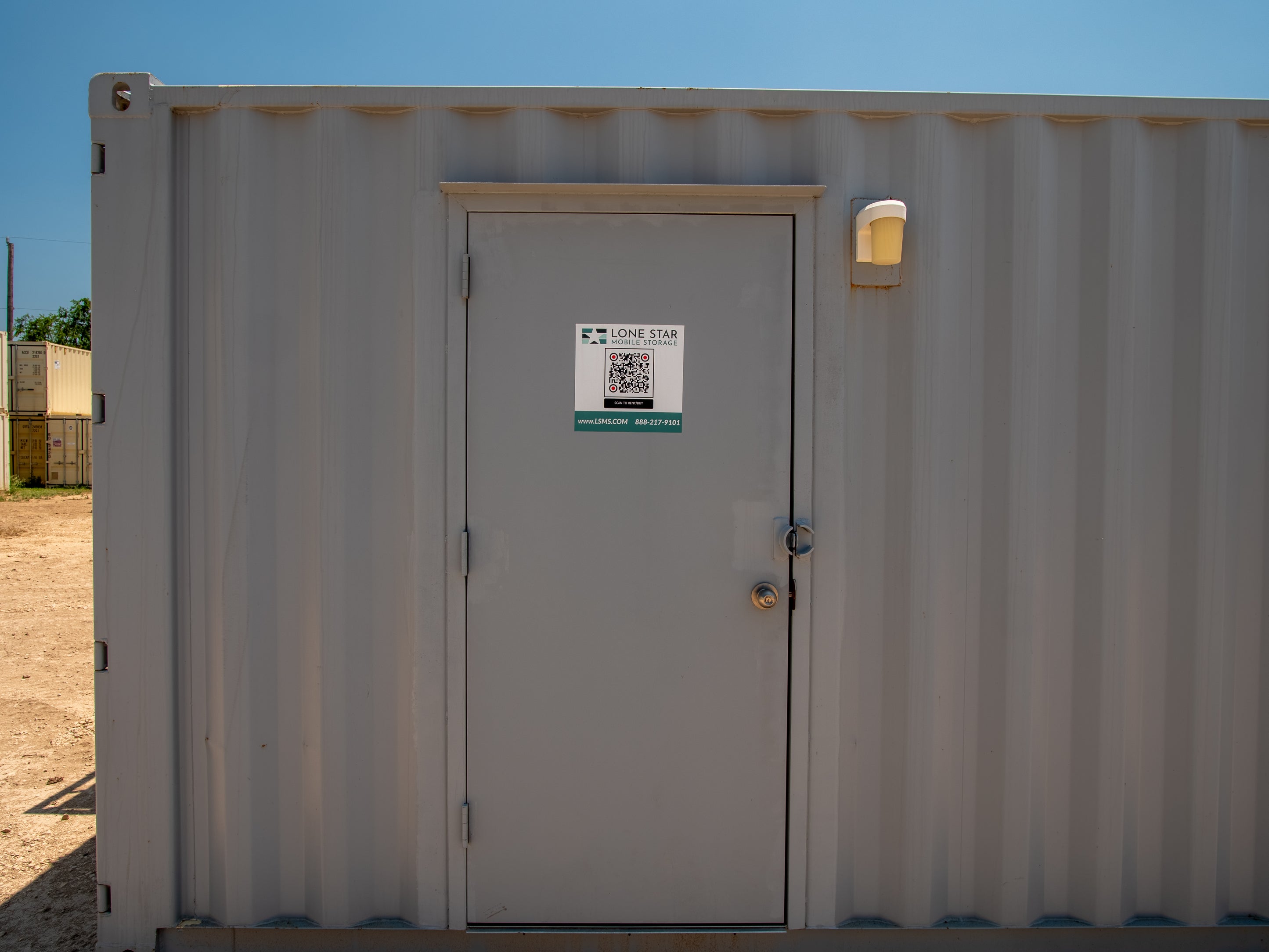 Ground Level Office Container – Lone Star Storage
